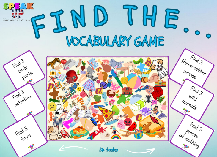 FIND THE... VOCABULARY GAME FOR KIDS